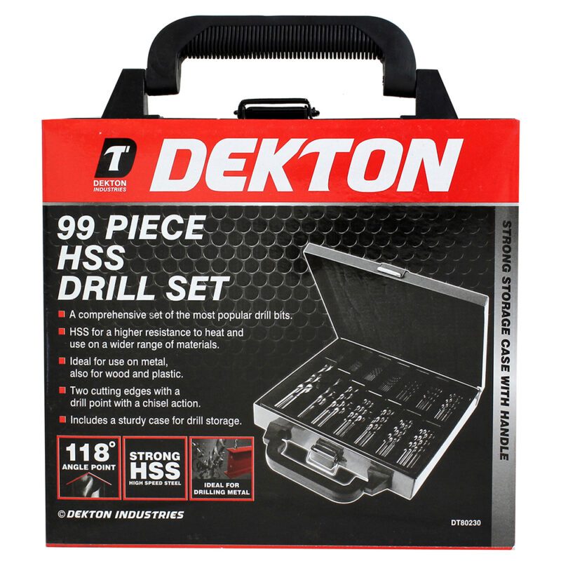 Dekton 99 Piece HSS Drill Set - Bilco Direct