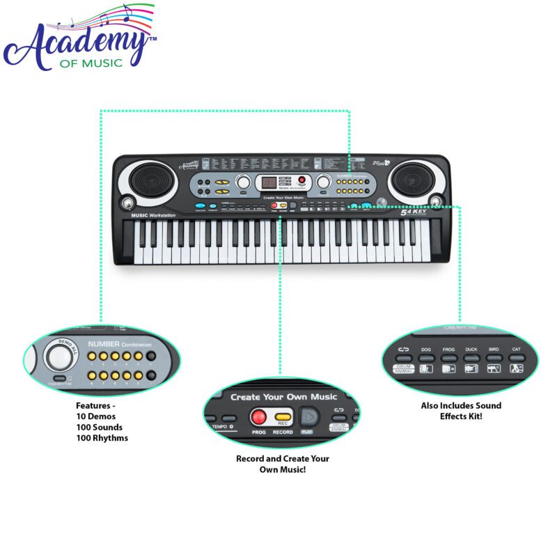 54 Keys Keyboard - Bilco Direct
