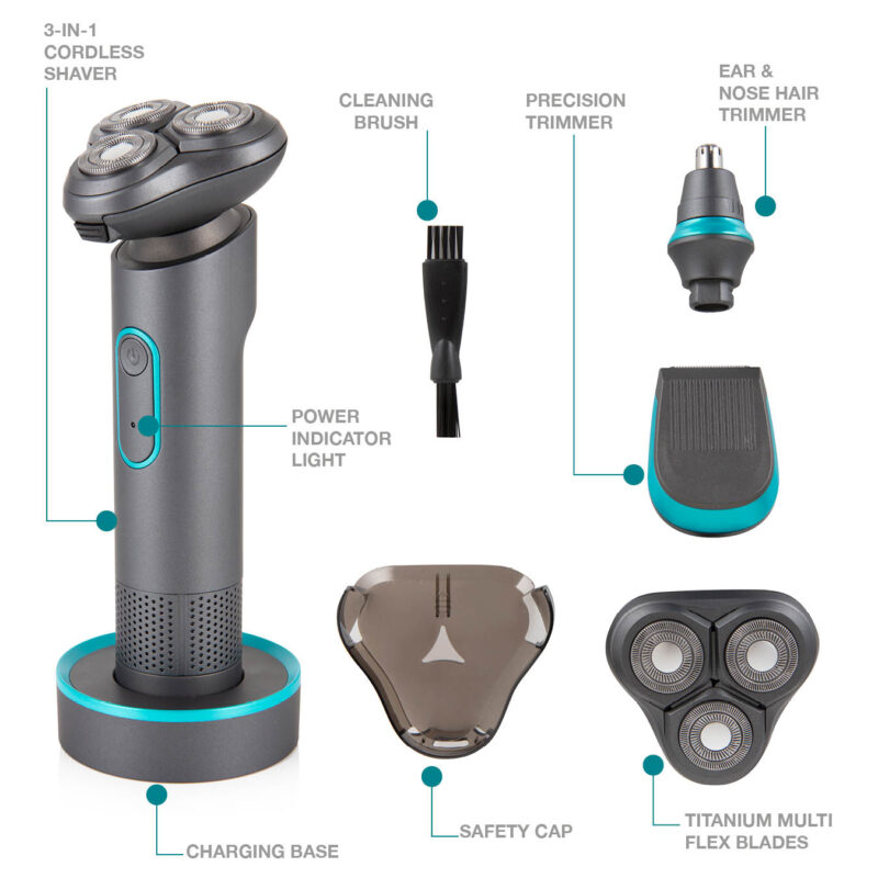 Carmen Titan Cordless Shaver Set - Bilco Direct