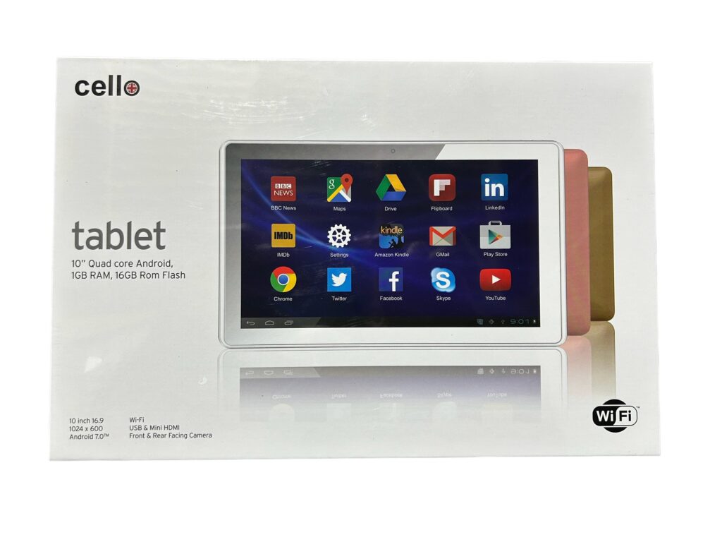 Cello Tablet with 10″ Screen - Bilco Direct