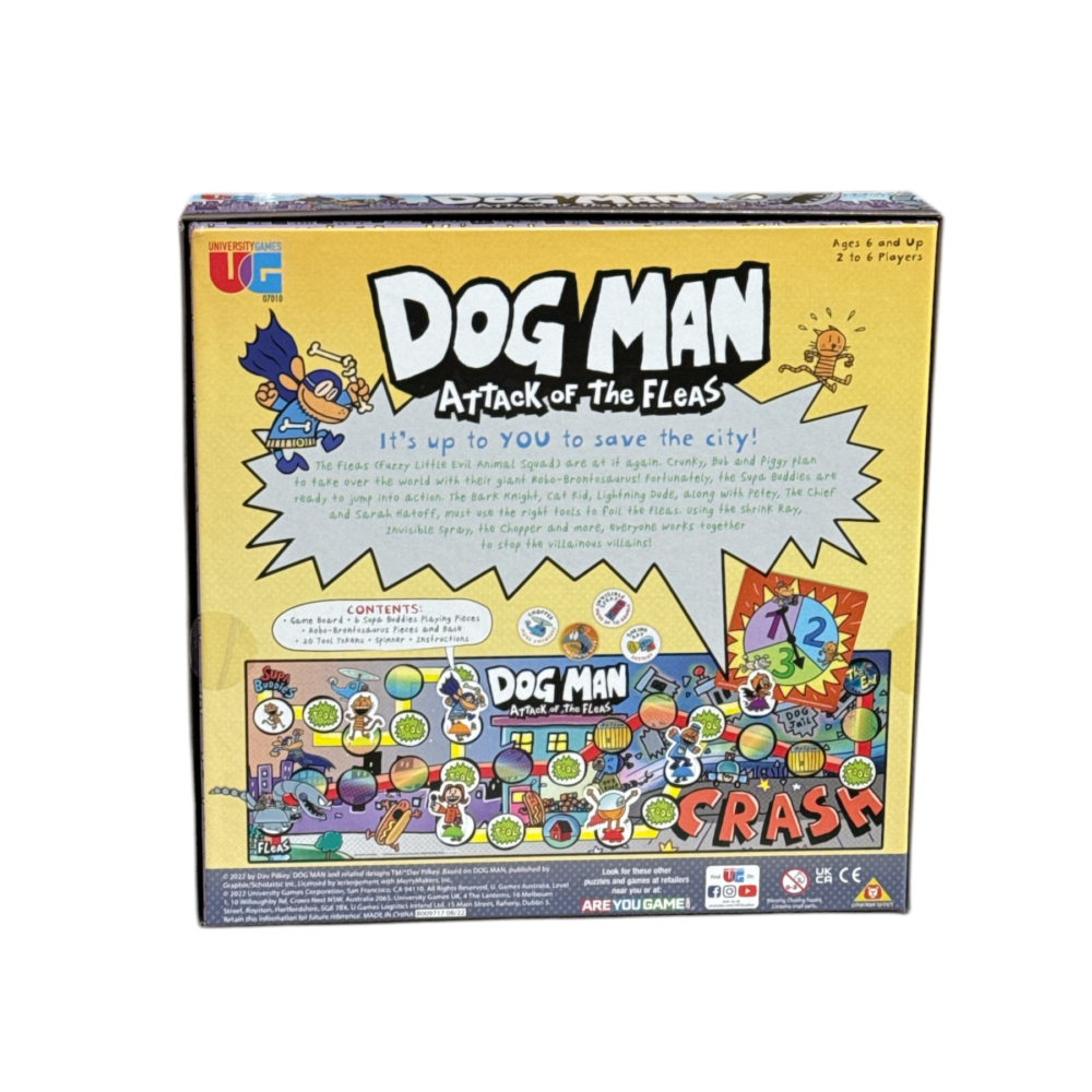 Dog Man Attack of the Fleas Board Game - Bilco Direct