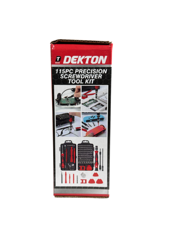 Dekton 115pc Precision Screwdriver Tool Kit - Bilco Direct