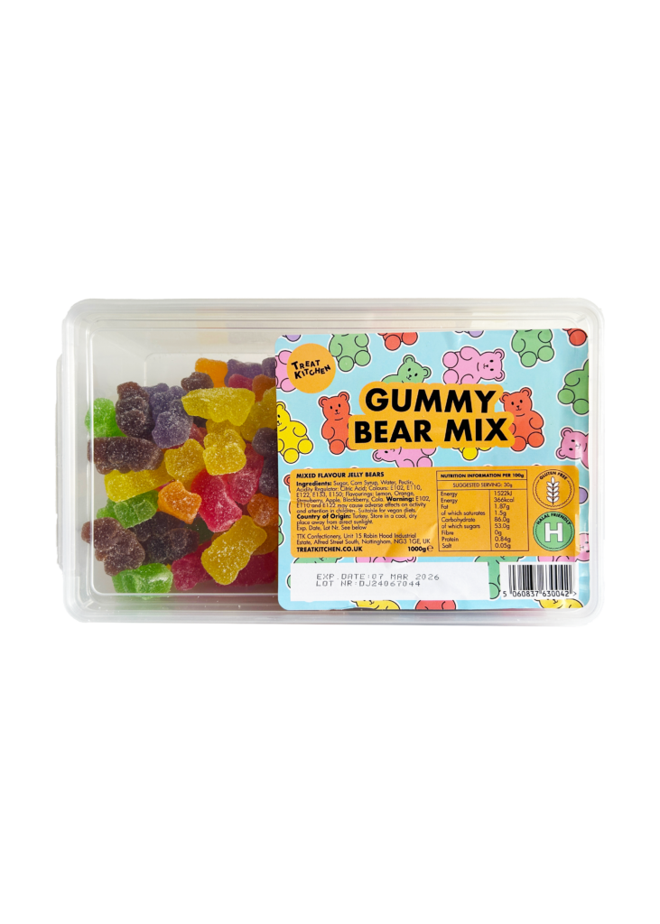 Gummie Bear Mix 1kg Tub - Bilco Direct
